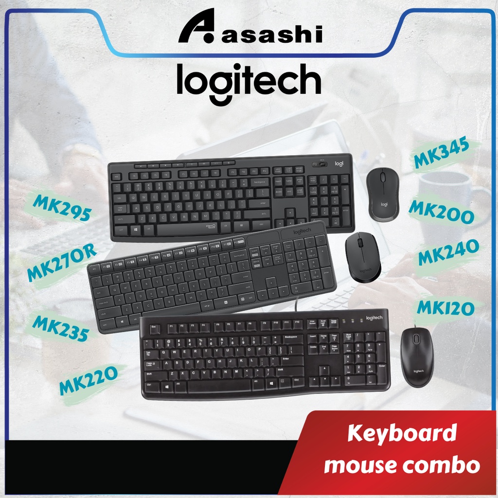 Logitech MK345 MK200 MK240 MK220 MK270R MK120 MK235 MK295 wired ...