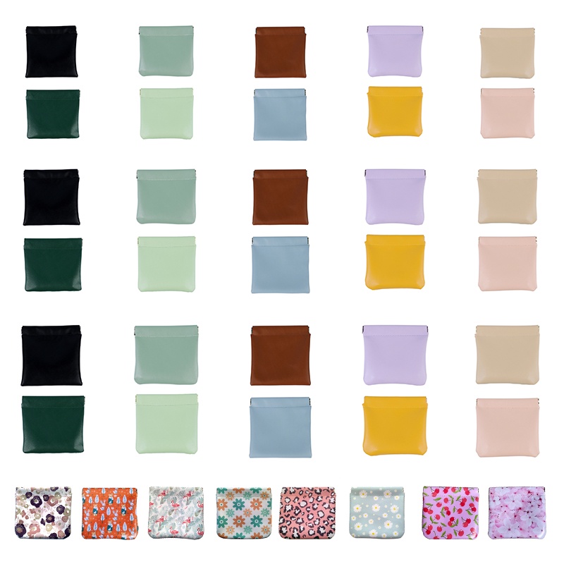 Portable PU Small Storage Bag Sanitary Napkin Storage Bag Mini Cosmetic ...