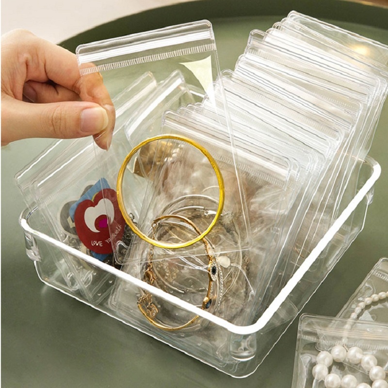 Transparent Desk Acrylic Storage Box Drawer Organizers Jewelry Makeup ...