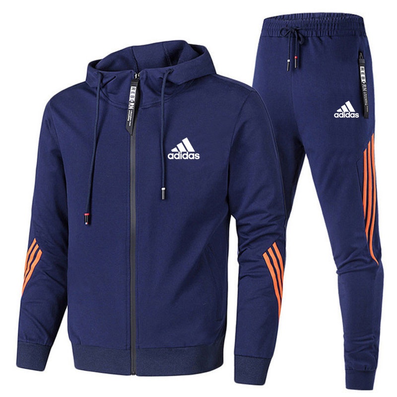 Sports Suits Men Two-piece Set Spring And Autumn Men's Hoodies+Pants ...
