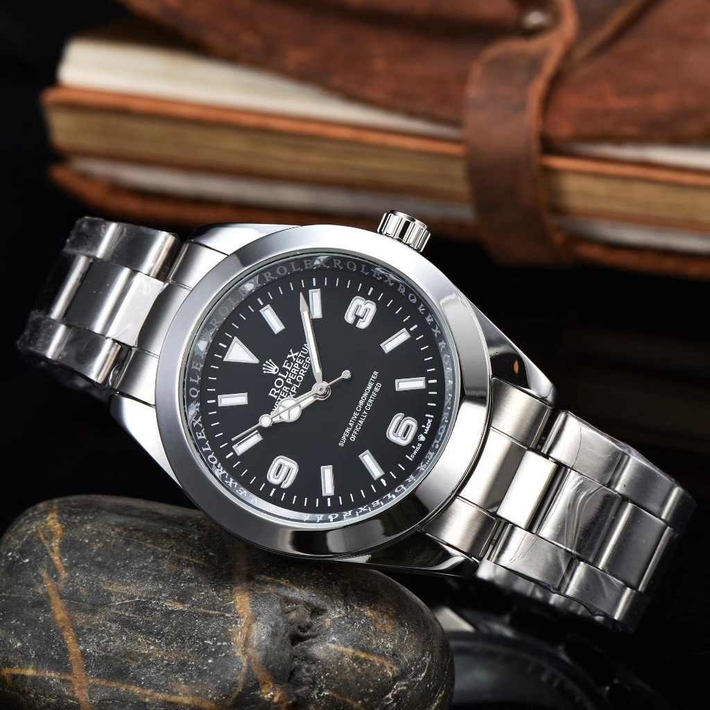 Explorer type waterproof automatic mechanical movement oyster style ...
