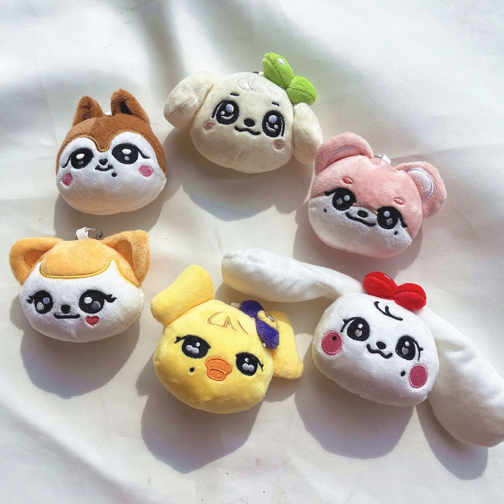 Kpop Idol IVE MINIVE Plush Doll Face Keyring | Shopee Singapore