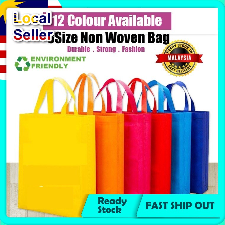 3 SIZES A4 Non Woven Bag / Small and Large Size / Recycle Bag ...