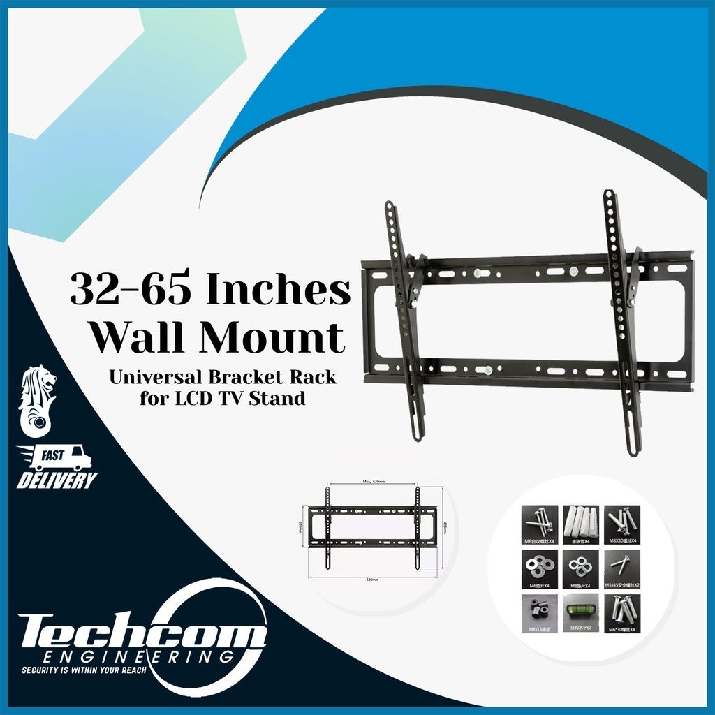 32-65 Inch TV Wall Mount bracket / Adjustable Ultra Slim Tilting ...