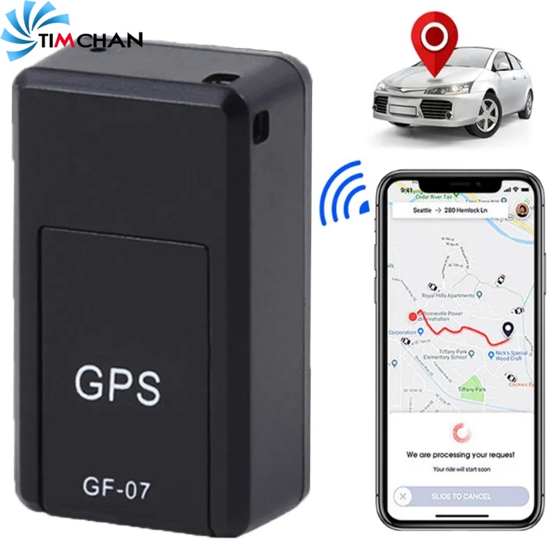 Portable GSM SIM Card Message Positioner / Car Mini GF-07 GPS Locator / Auto Motorcycle Remote ...
