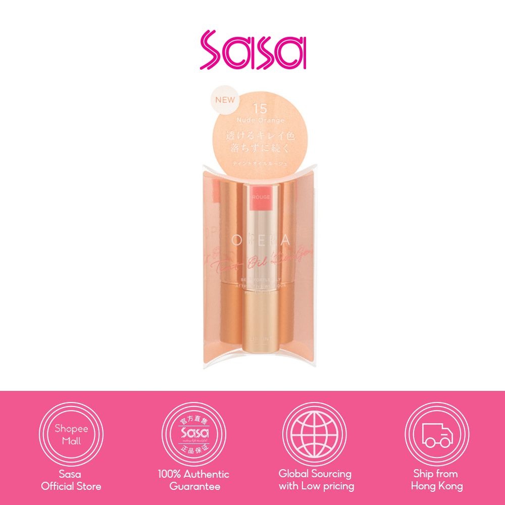 Opera Lip Tint N Oil Rouge Lipstick 3.6g (15 Nude Orange/16 Sheer Brown ...