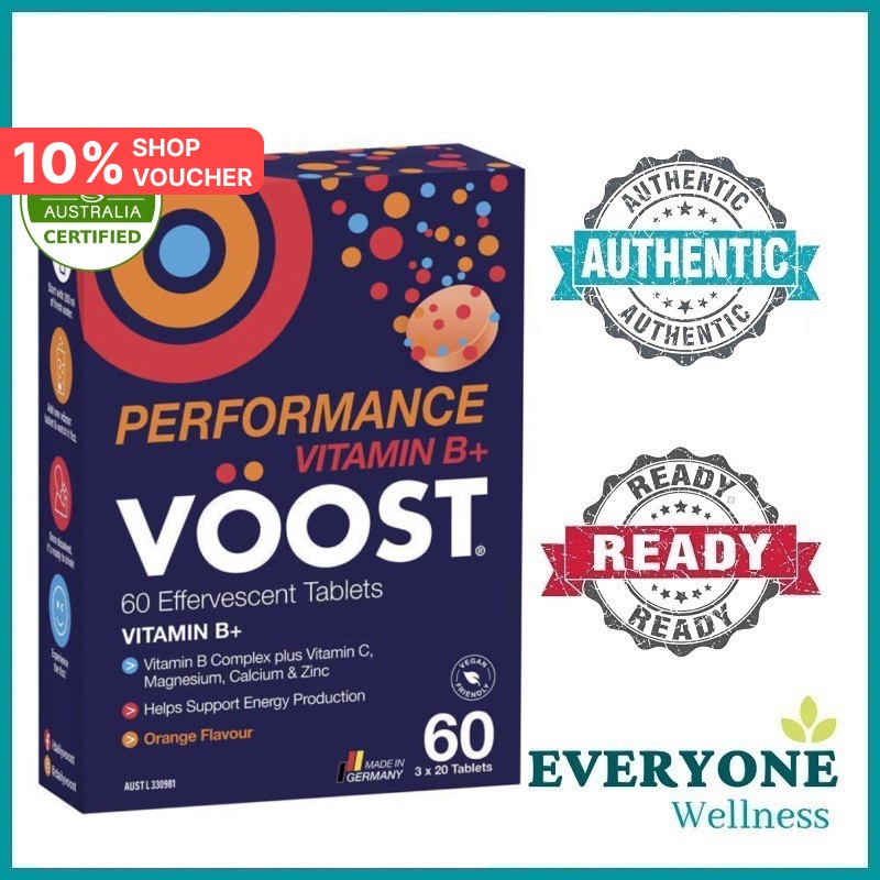 [Local Delivery] VOOST Performance Vitamin B+ Orange Effervescent ...