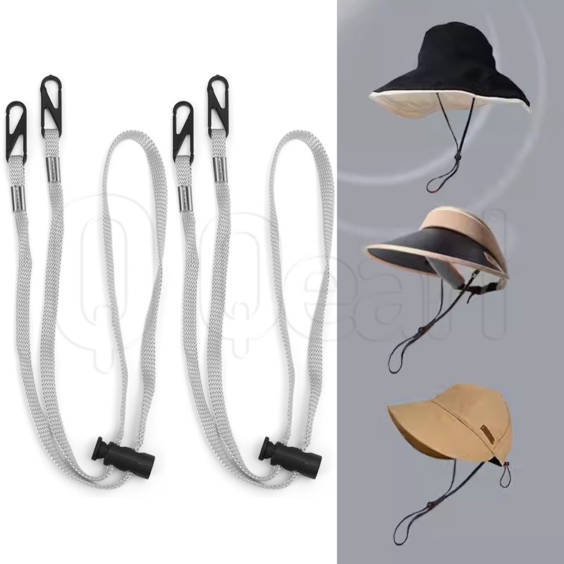 Adjustable Windproof Anti-loss Hat Extension Lanyard / Detachable ...