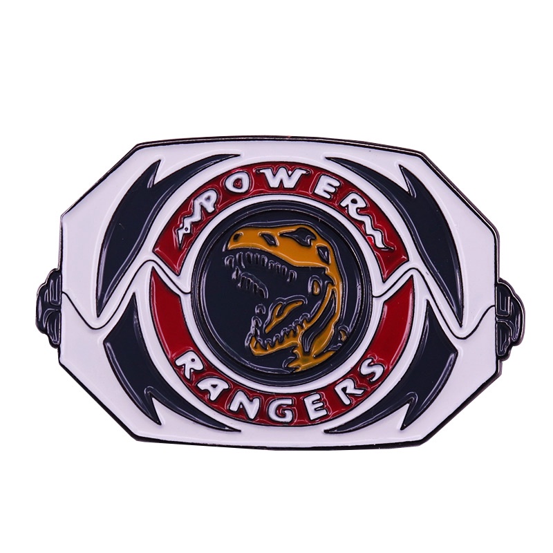 Power Morpher Red Ranger Enamel Pin Legendary New Device Mysteriously ...