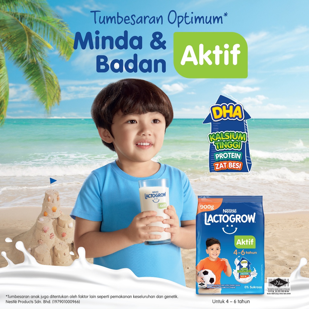 Nestle Lactogrow Aktif Formula Milk 850g - Premium Quality, Nutritious ...