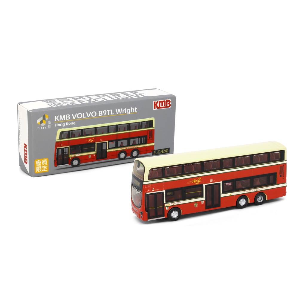 TINY HK KMB VOLVO B9TL WRIGHT 80th Anniversary (N241) - Member ...