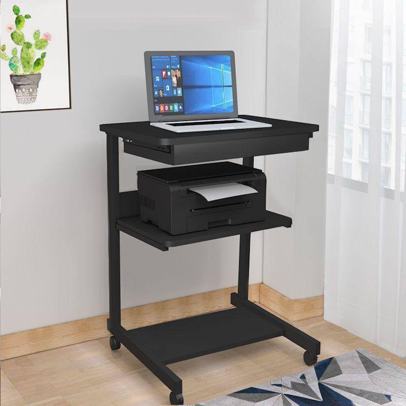 Small unit computer desk, movable desktop desk, single laptop, bedside ...