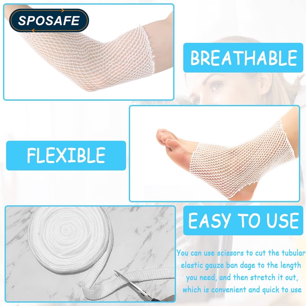 1 Roll Fix Net Tubular Bandage Elastic Net Dressing Breathable Tubular ...