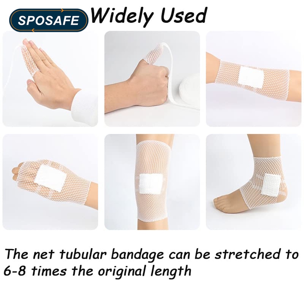 1 Roll Fix Net Tubular Bandage Elastic Net Dressing Breathable Tubular ...
