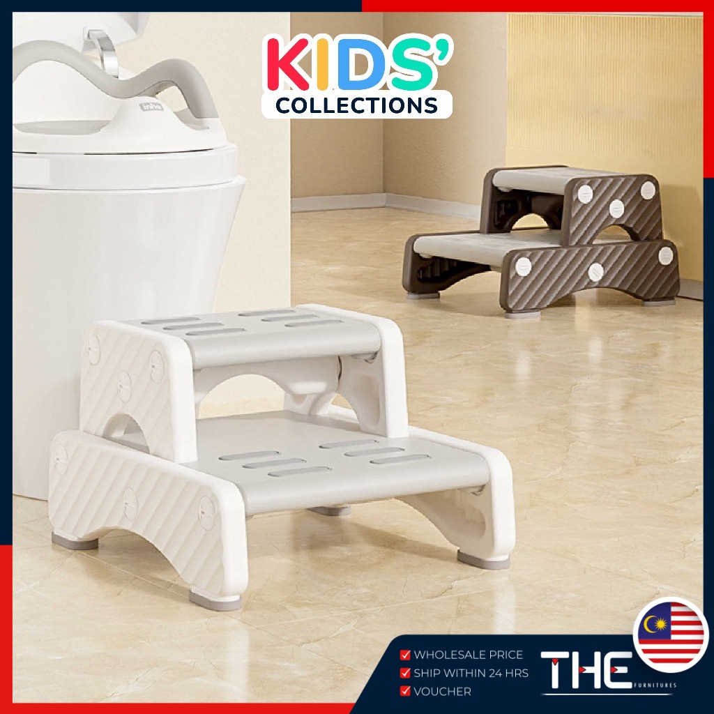 THE 2 Step Kids Step Stool Kid Toddler Stool Toilet Potty Training ...