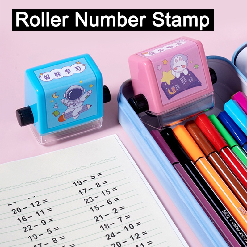 Angel Mark Math Roller Stamp Addition Subtraction Multiplication ...
