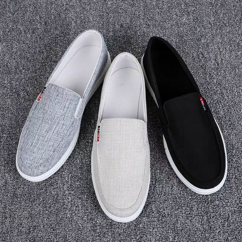 Cloth Shoes Breathable Men's Canvas Shoes Casual Sneakers All-Match ...