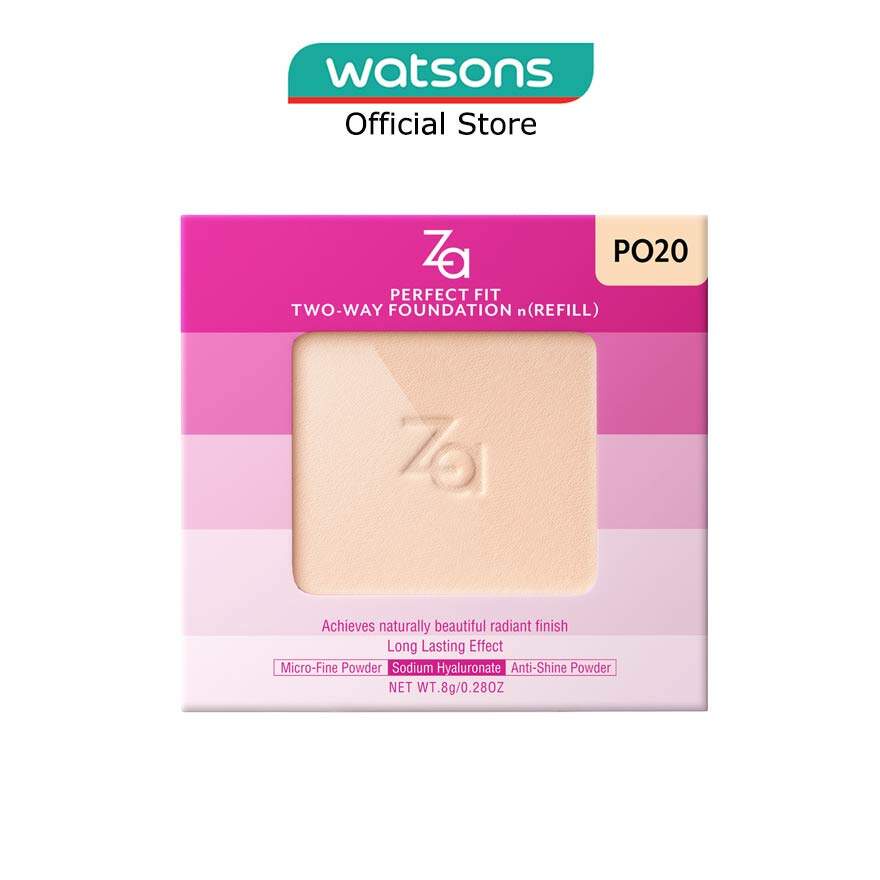 ZA Perfect Fit Two Way Foundation n(Refill) Po20 8g | Shopee Singapore