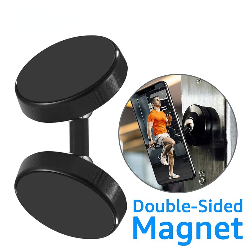 New Double Sided Strong Magnet Car Holder Bracket Mount Dual Magnetic ...