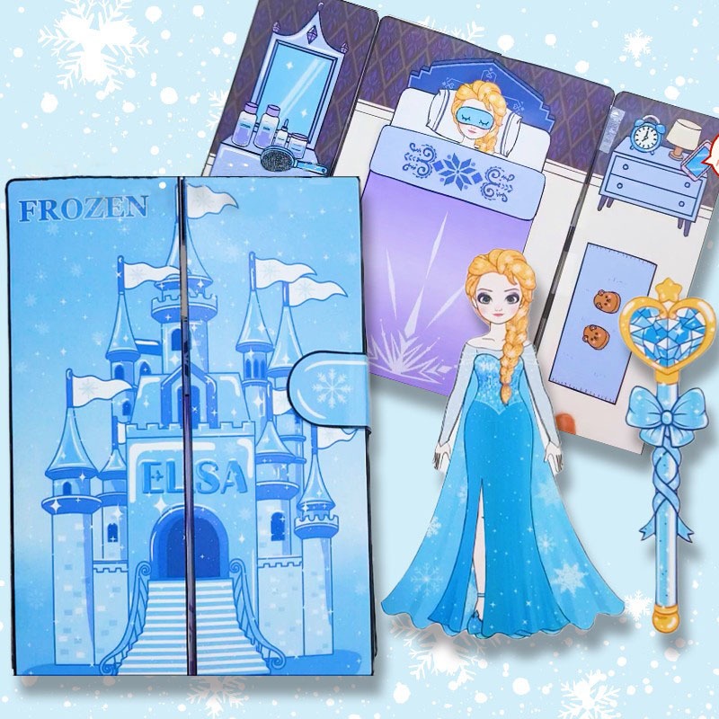Girl Princess Frozen Movie Princess Princess Elsa Frozen Dress Up Quiet ...