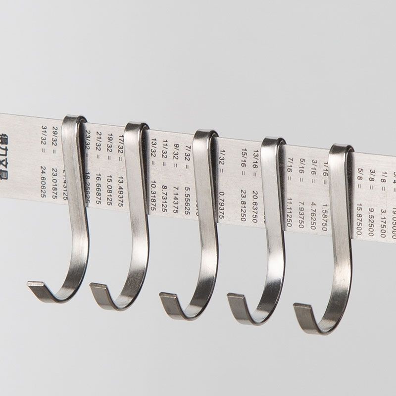 5PCS Universal Type S-Shaped Hook Stainless Steel Card Hook Kitchen ...