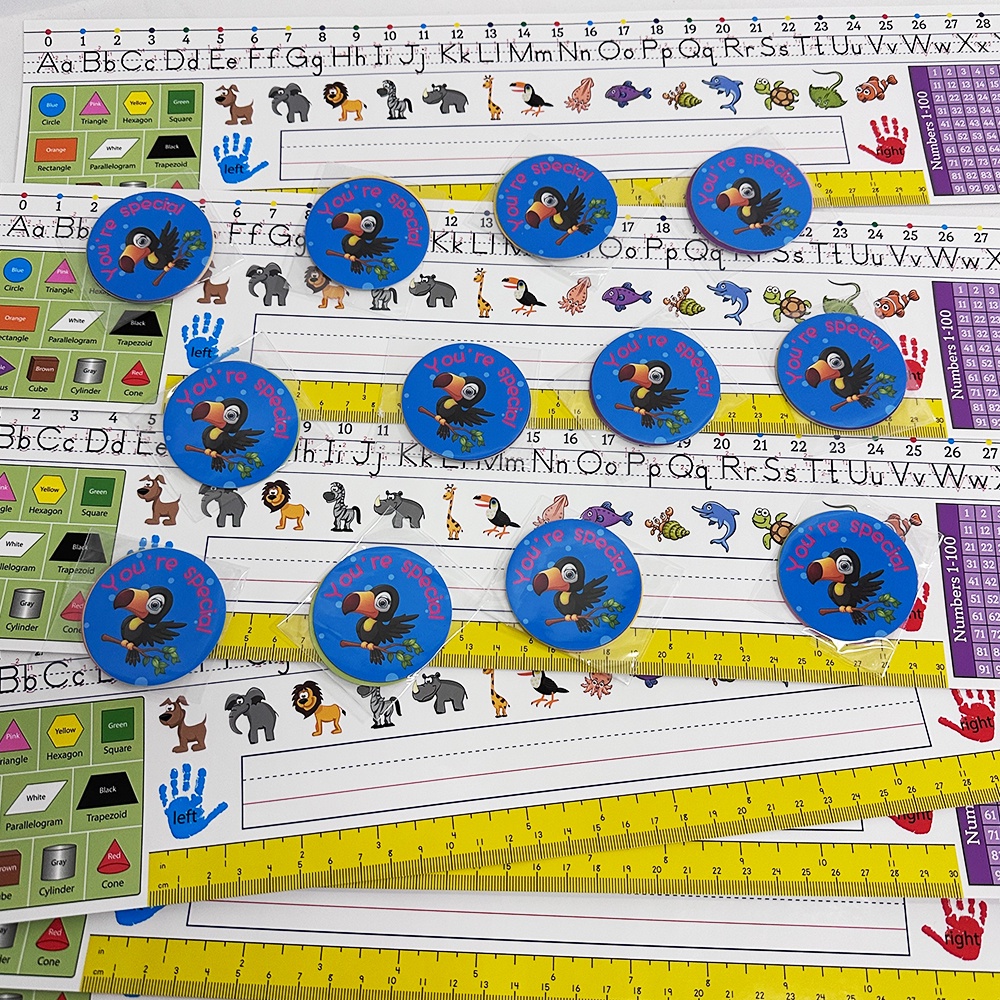 5Pcs Traditional Manuscript Nameplates Primary Kindergarten Classroom ...