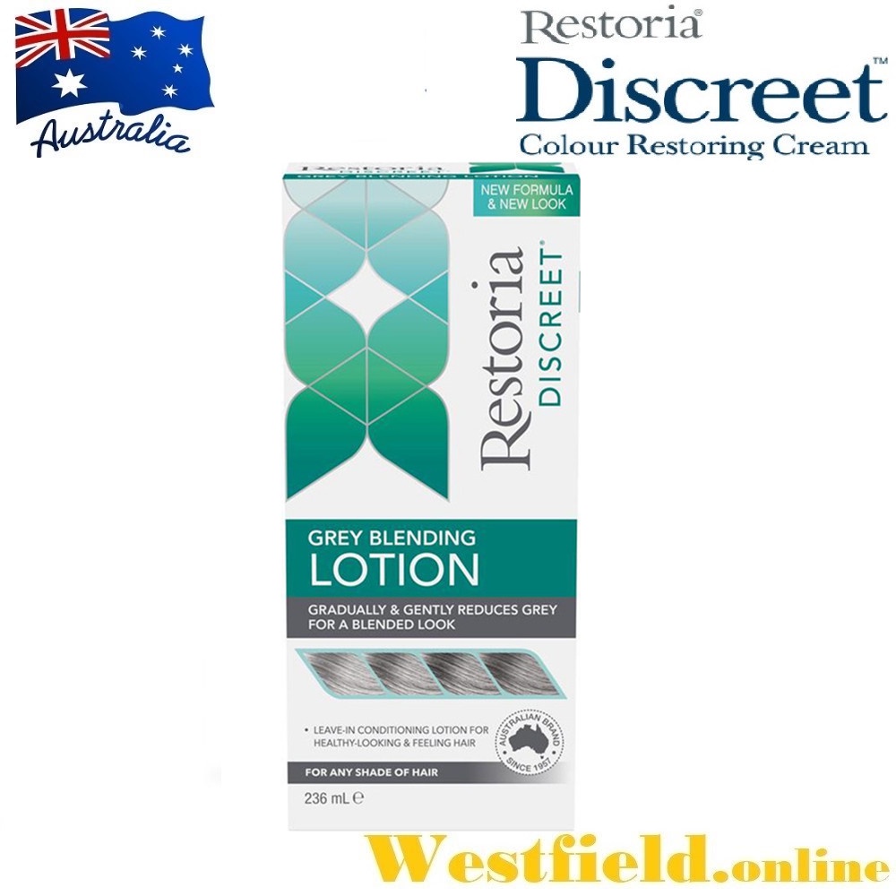 [Australia Import EXP 02/2026] Restoria Discreet Grey Hair Blending ...