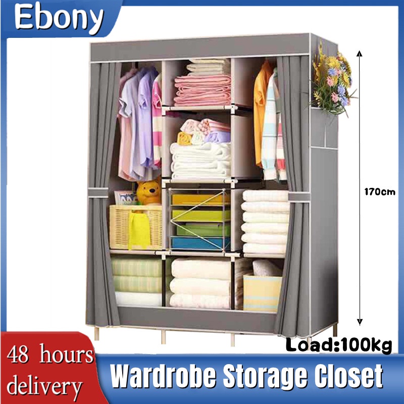 Fabric Wardrobe Closet Cloth Cabinet Collection Multi-functional ...