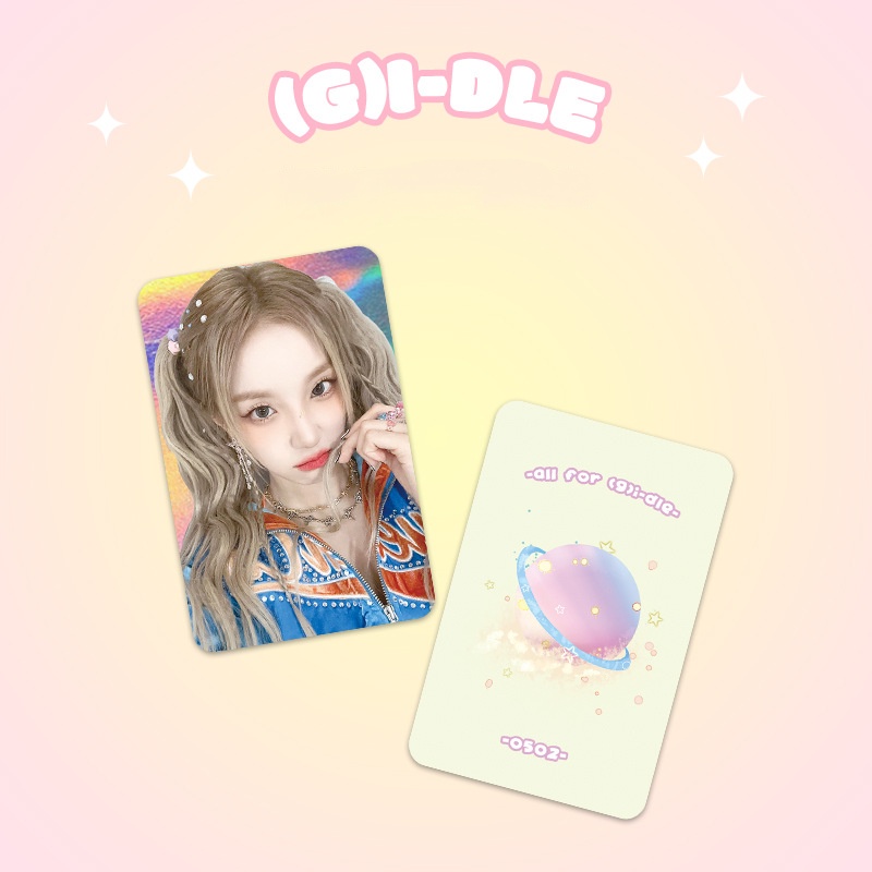5-7pcs/set (G)I-DLE COMEBACK Album Photocards Laser Hologram Lomo Cards ...