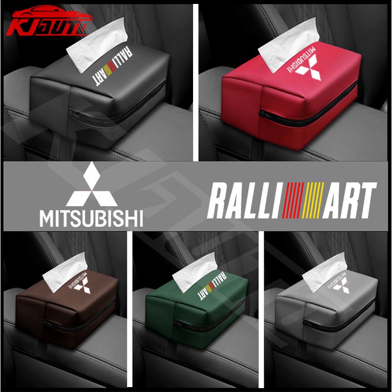 Mitsubishi Car Armrest Box Tissue Box Ralliart Mirage G4 Triton Xpander ...