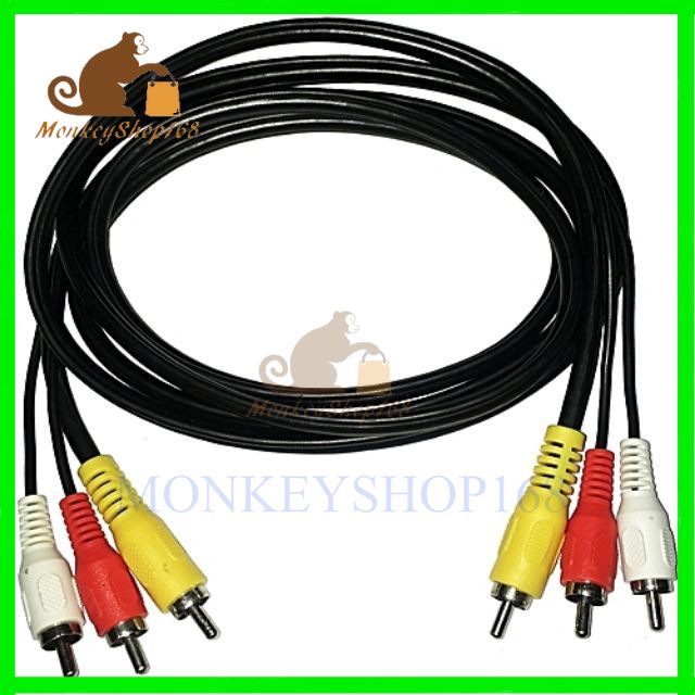 rca cable 3to3 for dvd vcd / 1to2 for audio / 2to2 for audio ( 1.5m ...
