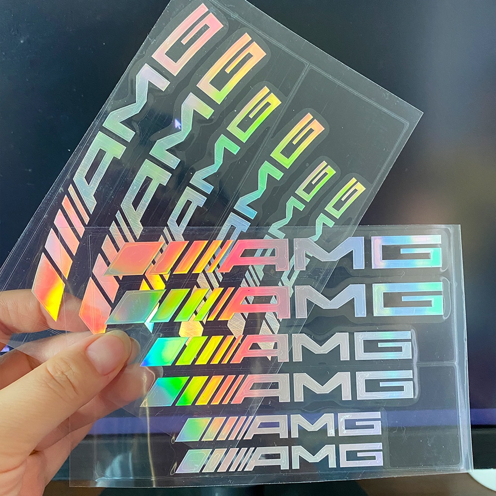 Car Sticker Mercedes AMG Decal Emblem Badge for Benz All | Shopee Singapore