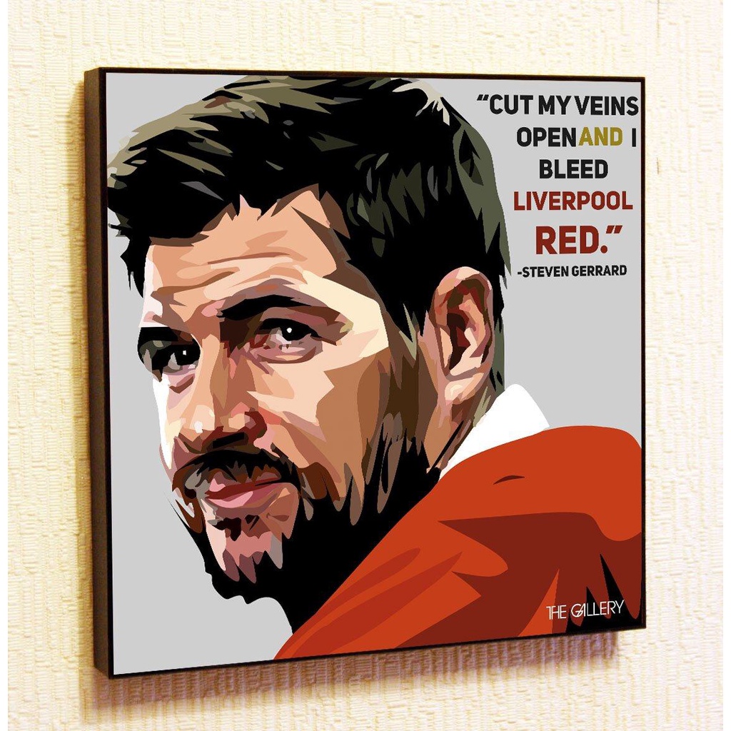 Steven Gerrard Liverpool Football Decor Motivational Quotes Wall Decals ...