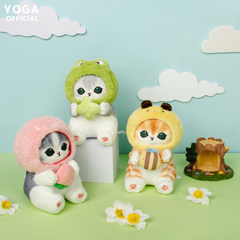 Cute Mofusand Shark Cat Plush Toy Doll Pendant Japanese Popular Cartoon ...