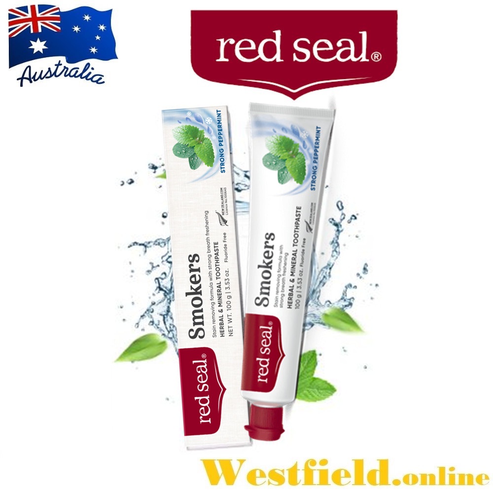 [NZ Import EXP 04/2027] Red Seal Smokers Toothpaste ( 100g ) ( Made in ...