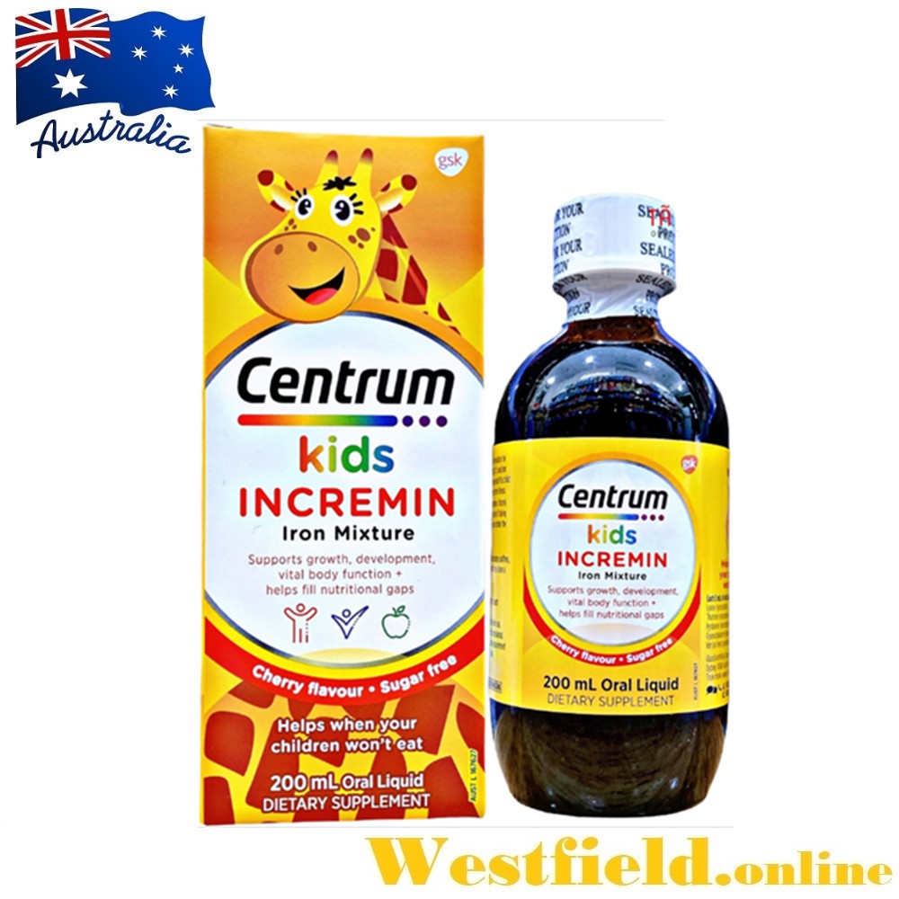 [Australia Import EXP 02/2026] Centrum Kids Incremin Iron Mixture ...
