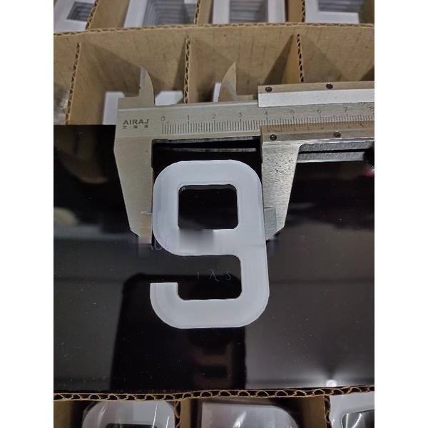 DACD 5MM Car Number plate / Nombor Plate kereta (WHITE CRYSTAL ...