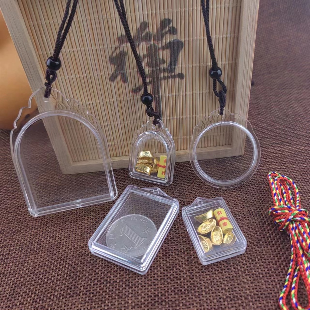 Open Acrylic Transparent Wiping Box Pendant Can Hold Buddha Scriptures ...