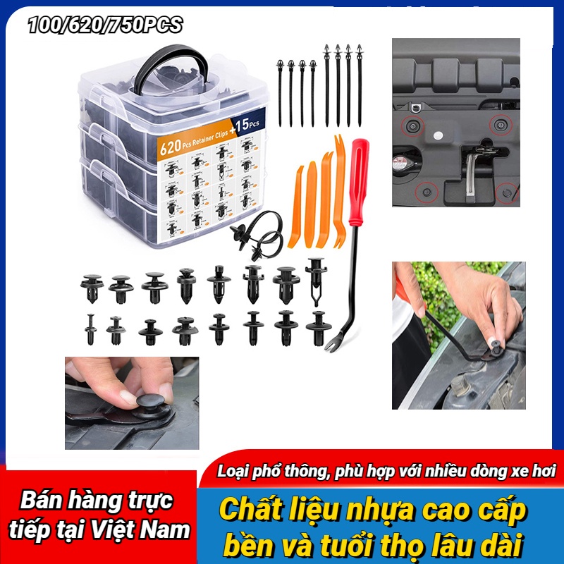 New Car Rivet Set Plastic Rivets for Mud Bolts, Door Latch, Car Engine ...