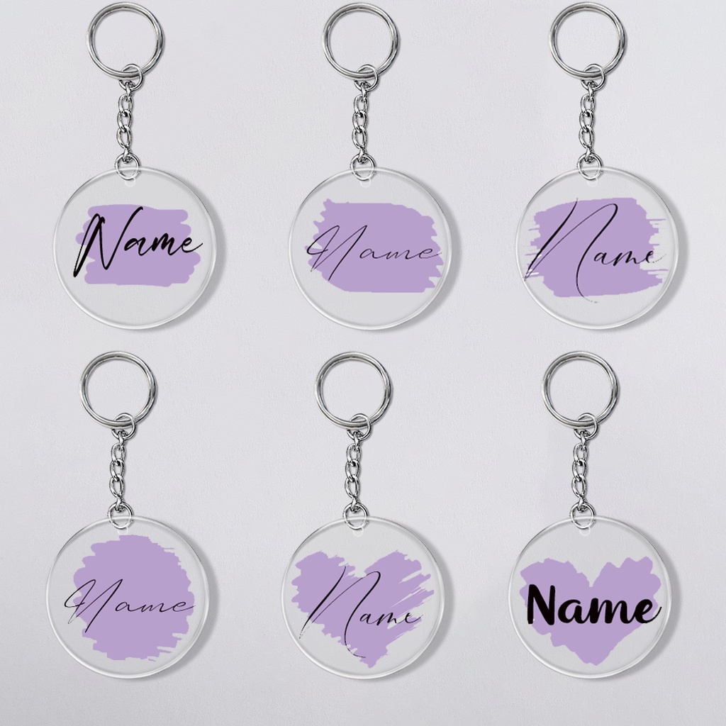 Personalized Custom Acrylic Keychain Fashion Jewelry Accessories Cute ...