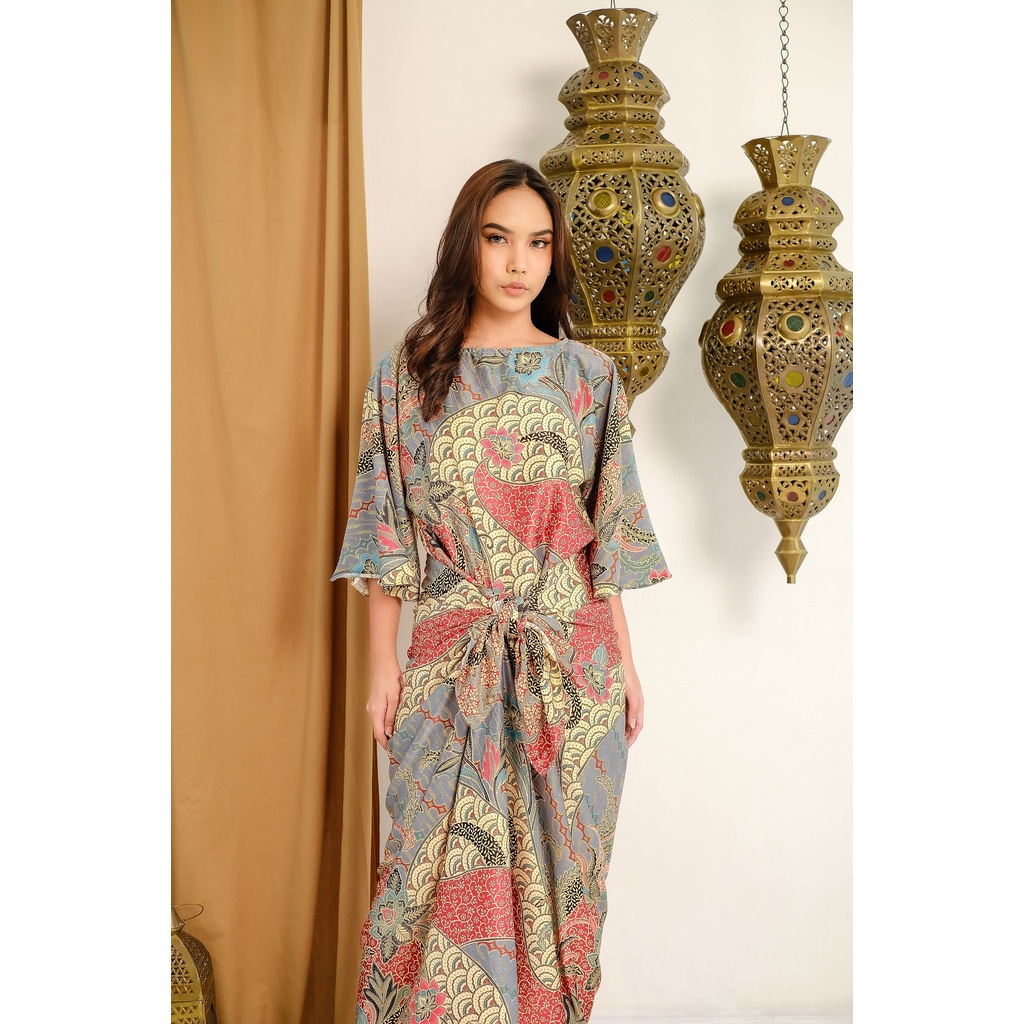 Kaftan Abaya Batik Ikat Modern Wave series by Nazya Kaftan Batik ...