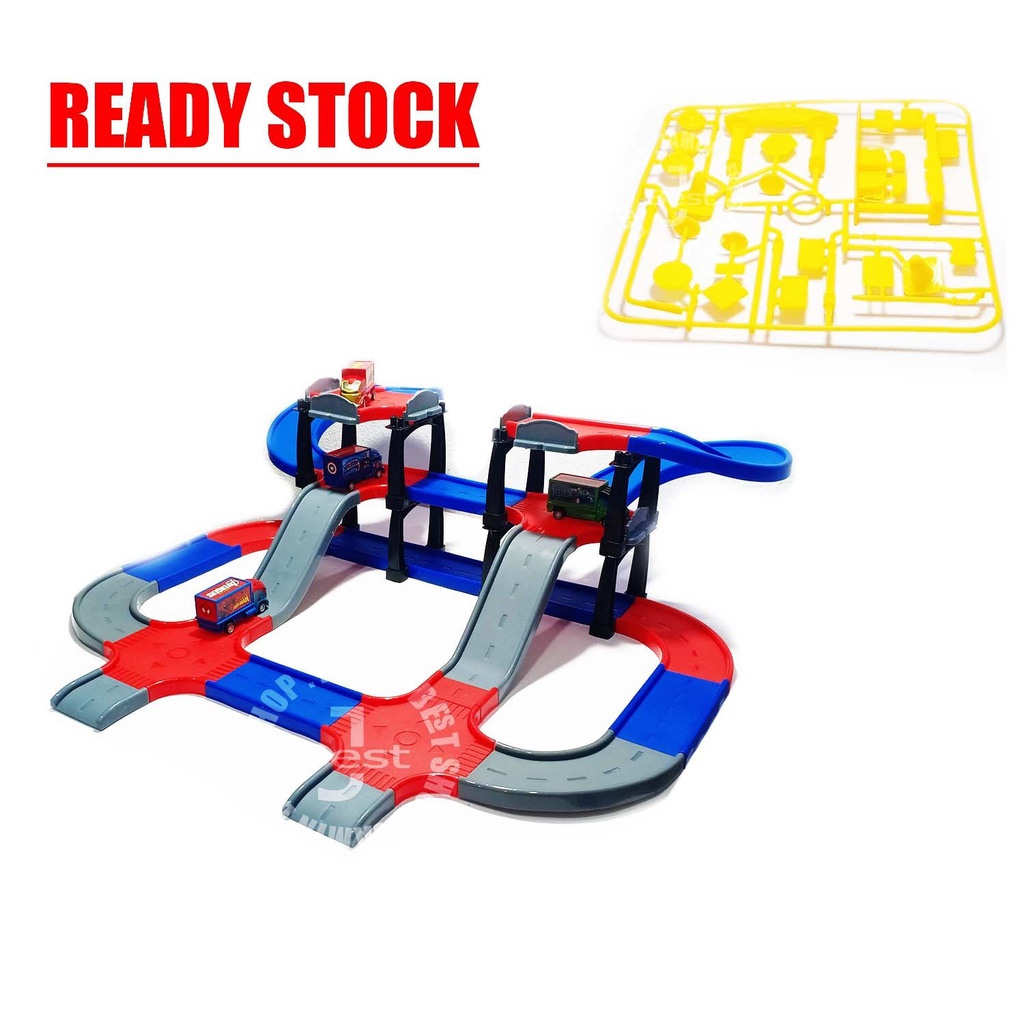 Avengers truck crossroad railway traffic intersection signal light toy ...