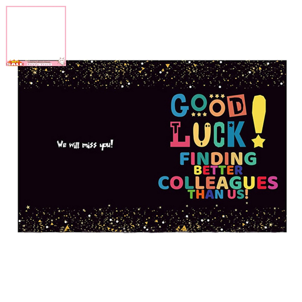 GOF Large Farewell Card Coworker Farewell Gift Foldable Farewell Card ...