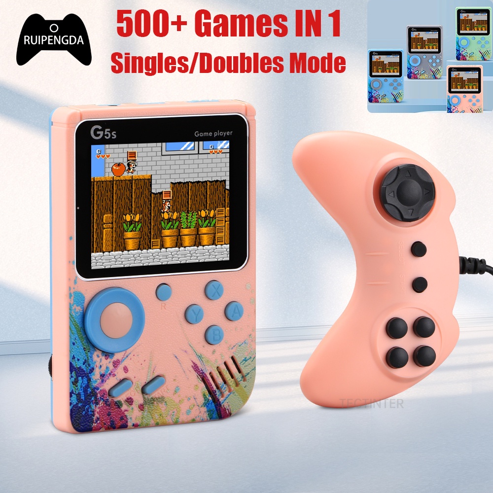 G5 Built-in 500 Games Mini Video Gaming Console Portable Handheld ...