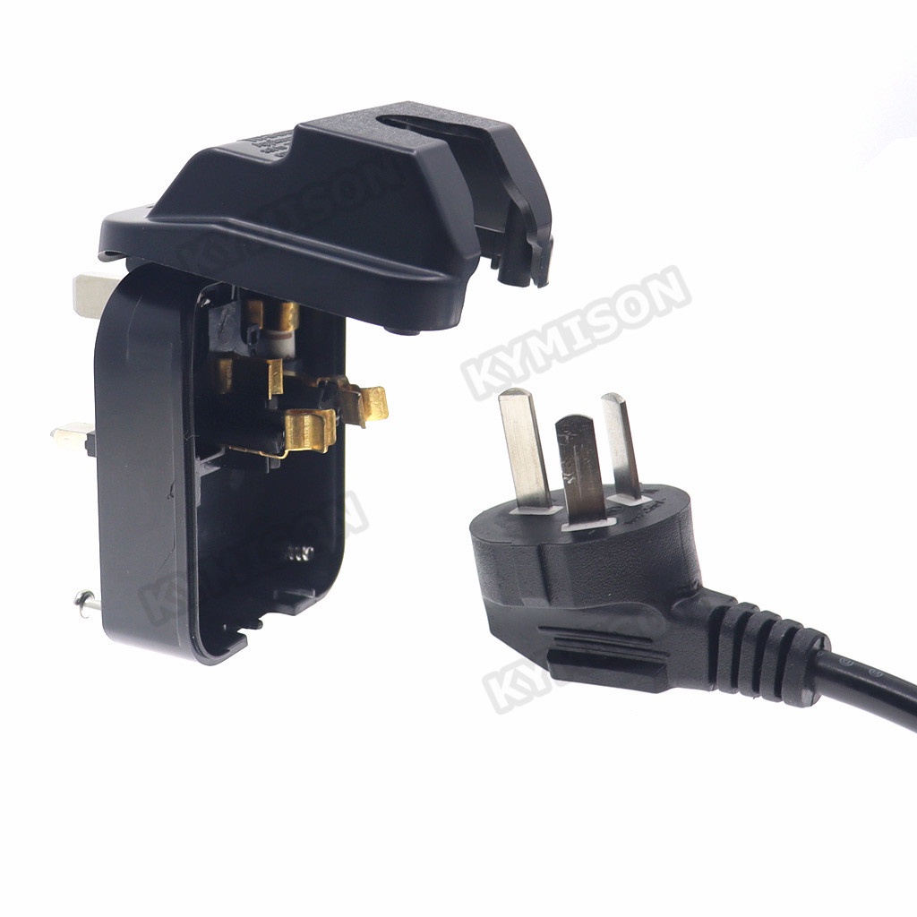 AU 3PIN to UK Type-G Power Adapter converter China plug Embedded ...