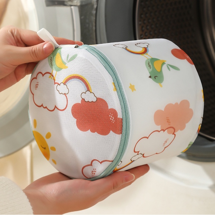 9 Color Cute Bra Wash Bag Washing Machine Laundry Bag Cartoon Flower ...