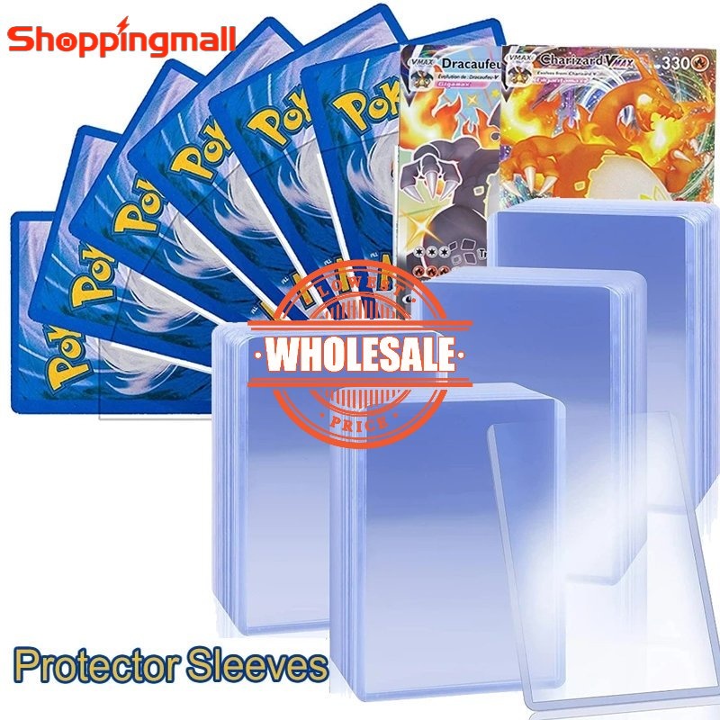[Wholesale Price] Transparent Pokemon Card Sleeves Protector Playing ...