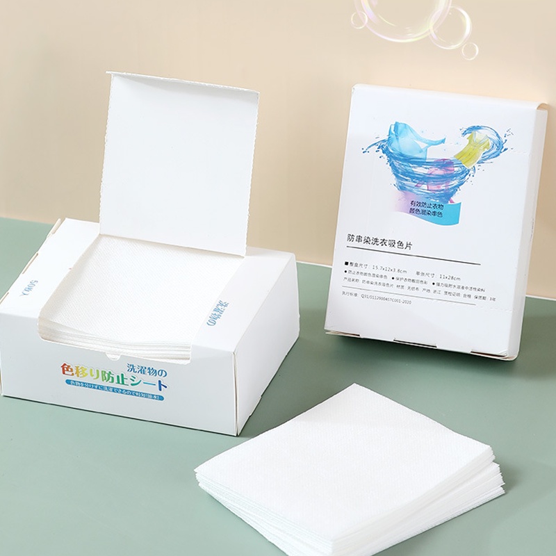 Laundry Paper Mixed Proof Color Dyeing Laundry Sheet Absorption Colour ...