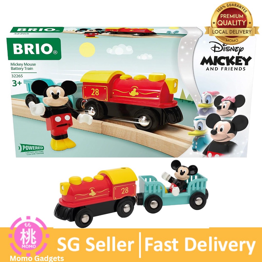 Brio 32265 Disney Mickey and Friends: Mickey Mouse Battery Train ...