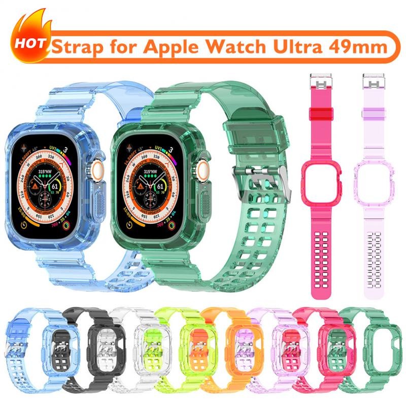 [Ready stock] Jelly Transparent Band Glacier Strap for IWatch Ultra ...